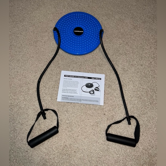 Other | Weider Twist Board With Dual Resistance Tubes | Poshmark